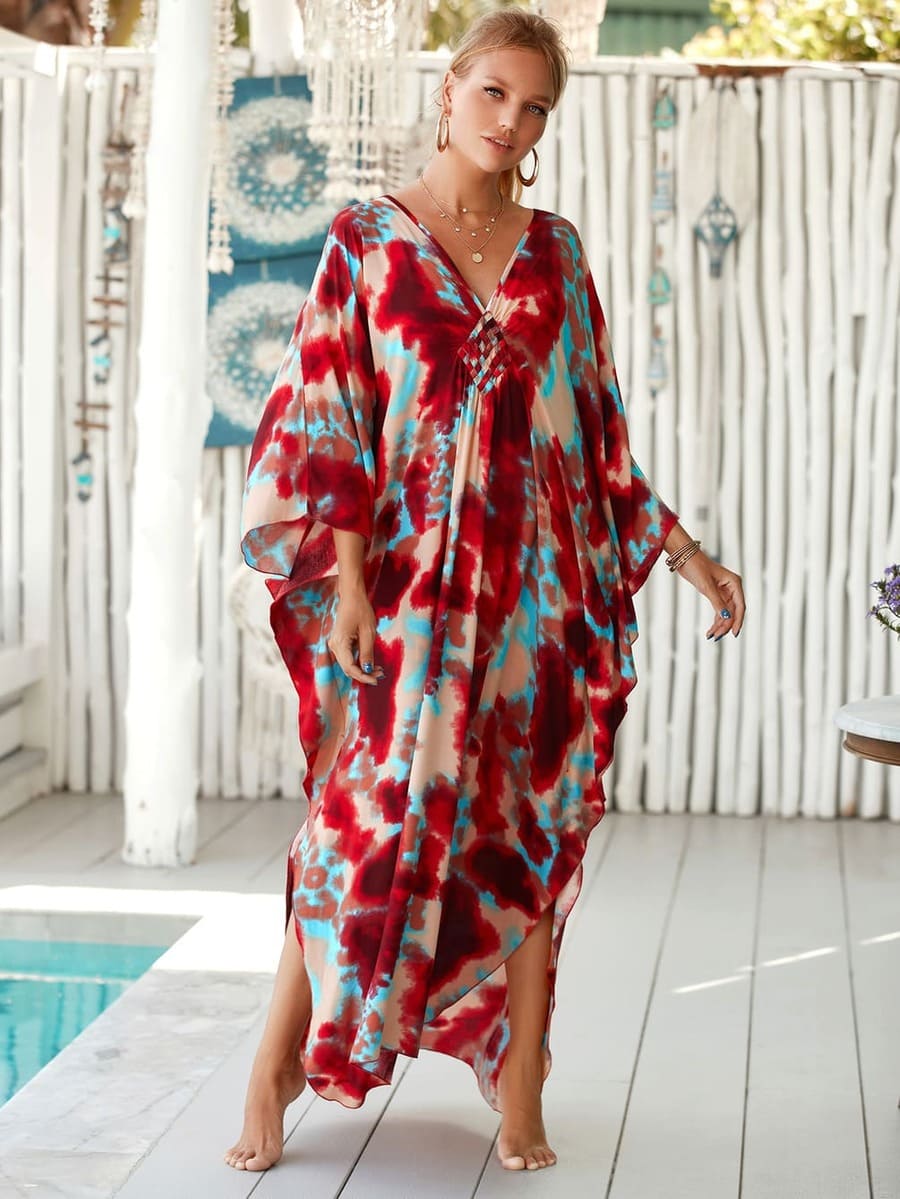 Bikini Long Flowy Beach Coverup Dress│Bsubseach®